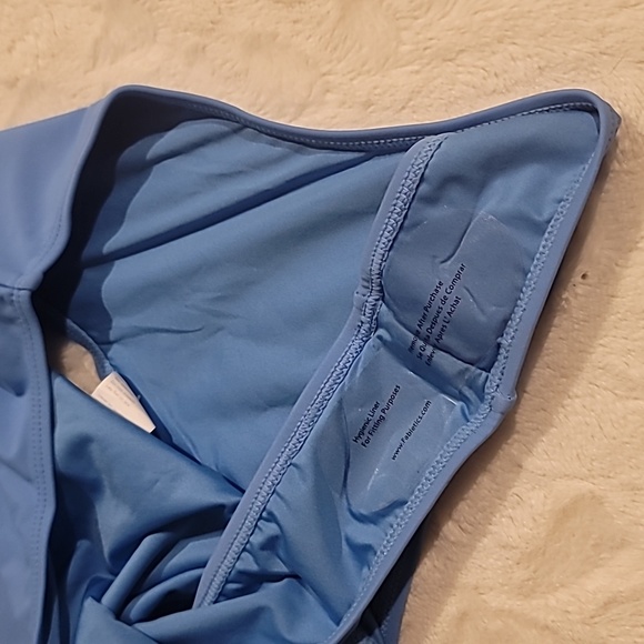 Fabletics | Swim | Nwt Fabletics Blue Low Back One Piece Swimsuit ...
